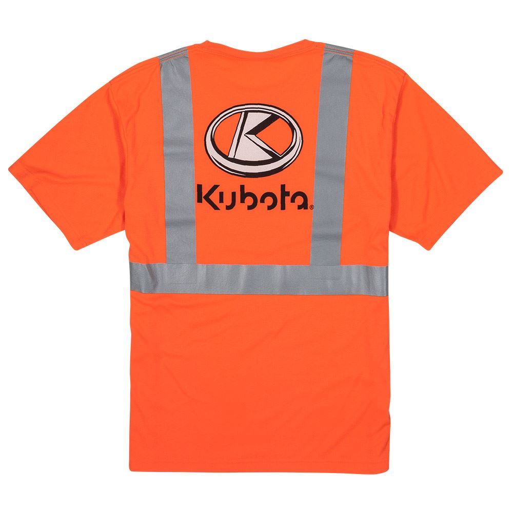 Kubota Gear. Kubota Adult High Vis Safety Shirt w/ Ref Taping
