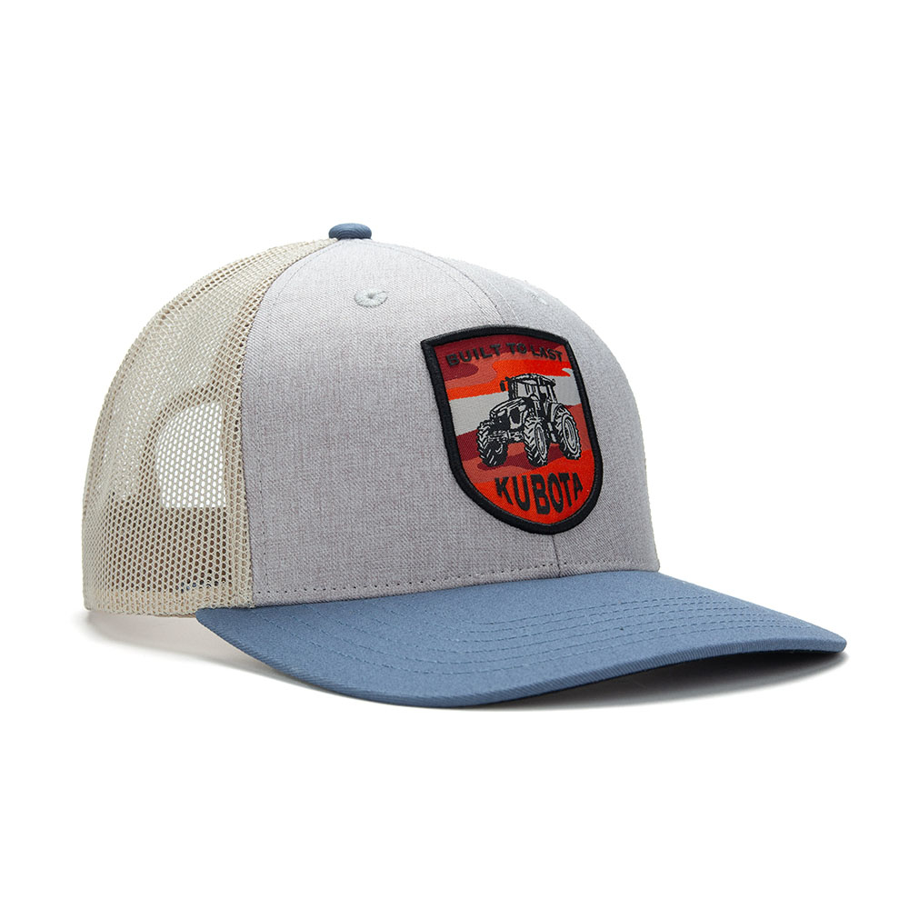Kubota Gear. Tri-Color Heathered Tractor Patch Cap